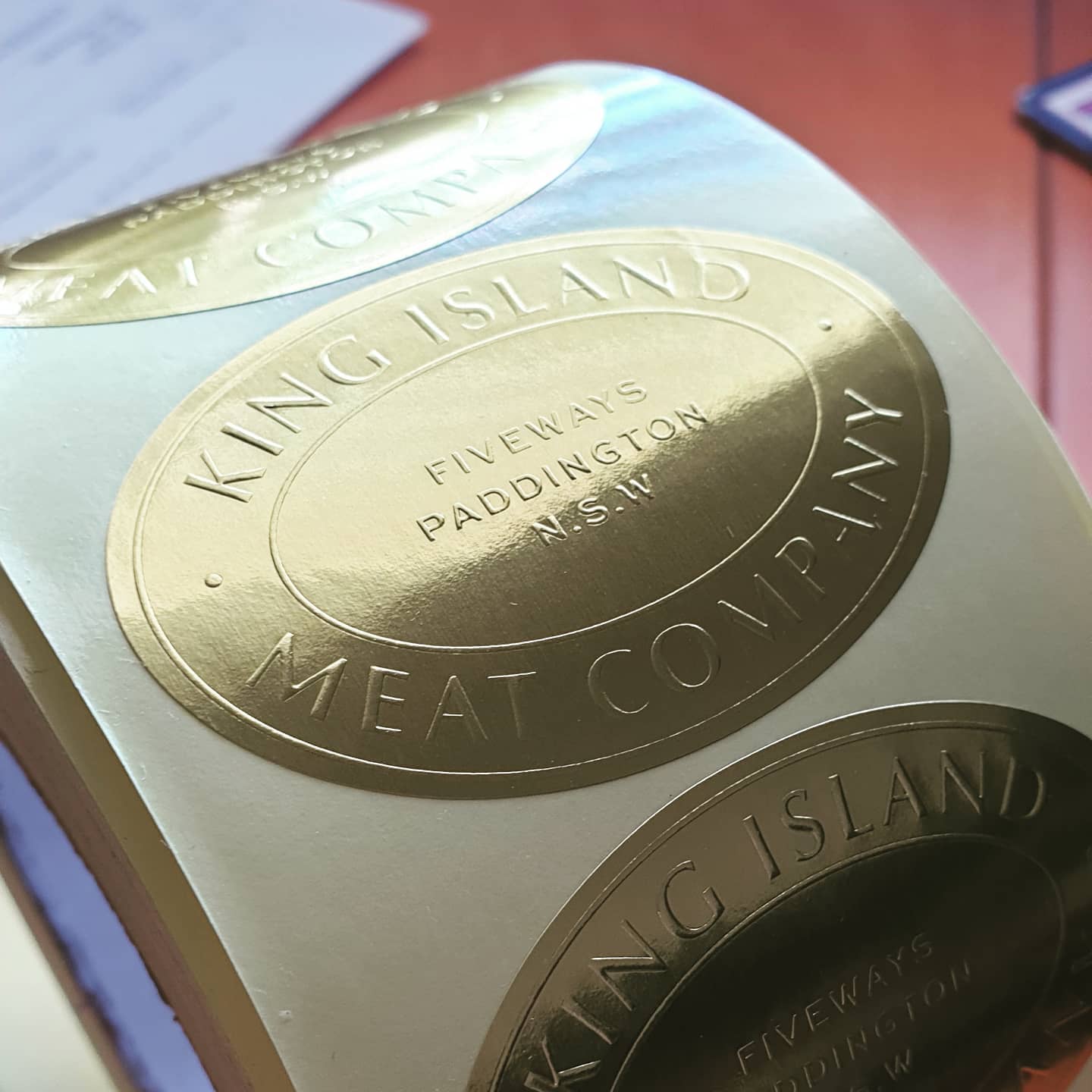 Custom Embossed Certificate & Authentication Stickers Australia