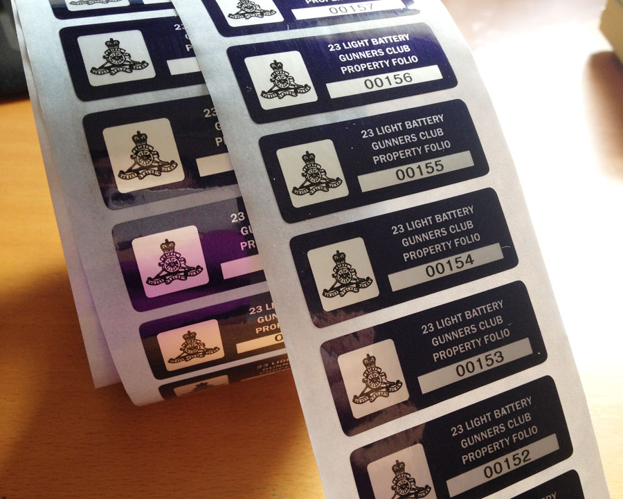 Sequentially Numbered Stickers | Sticker Prints