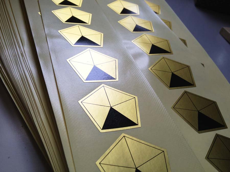 Gold and Silver Stickers Printing - Sticker Prints