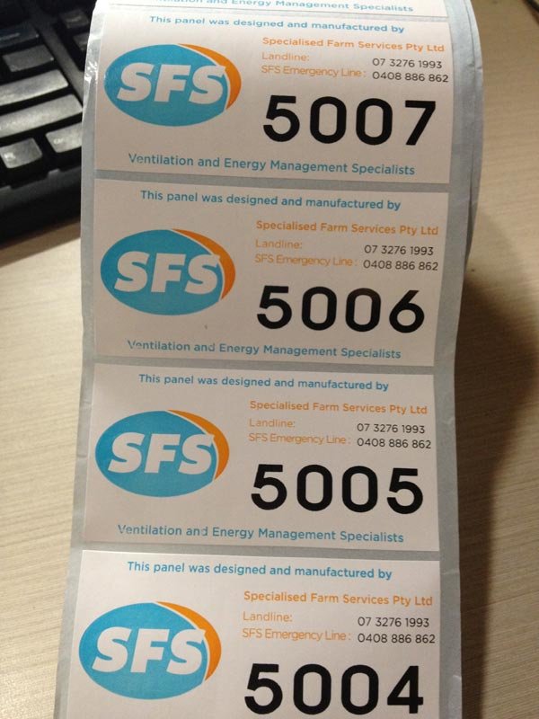 Sequentially Numbered Stickers | Sticker Prints