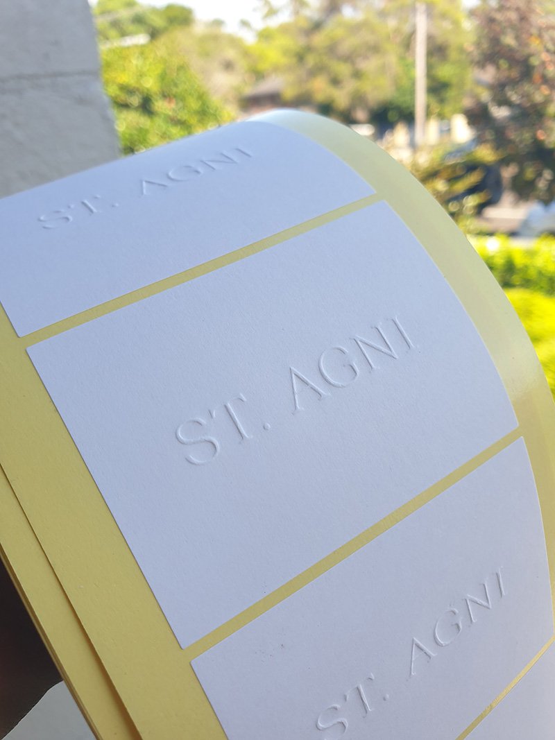 Custom Embossed Certificate & Authentication Stickers Australia