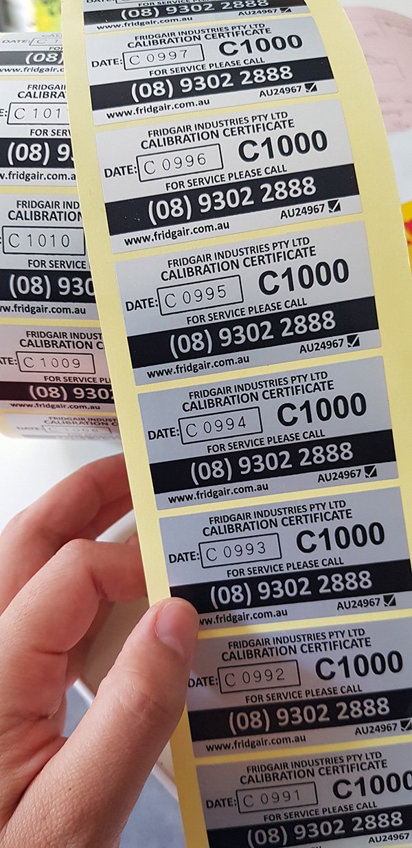 Personalised Consecutive Numbering Stickers | Sticker Prints