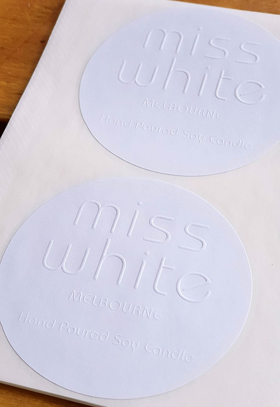 Custom Embossed Certificate & Authentication Stickers Australia