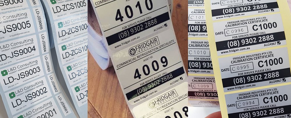 Sequentially Numbered Stickers | Sticker Prints